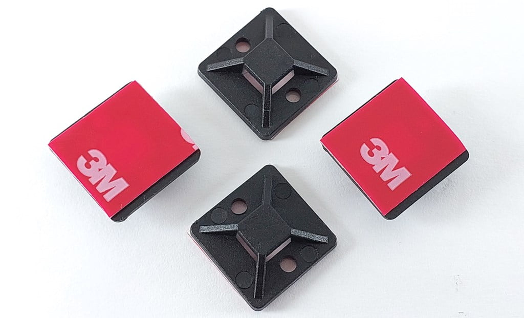 100 Fixadores Auto Adesivo 3m 19x19 Mm Alta Aderência Dupla Face 3m ...